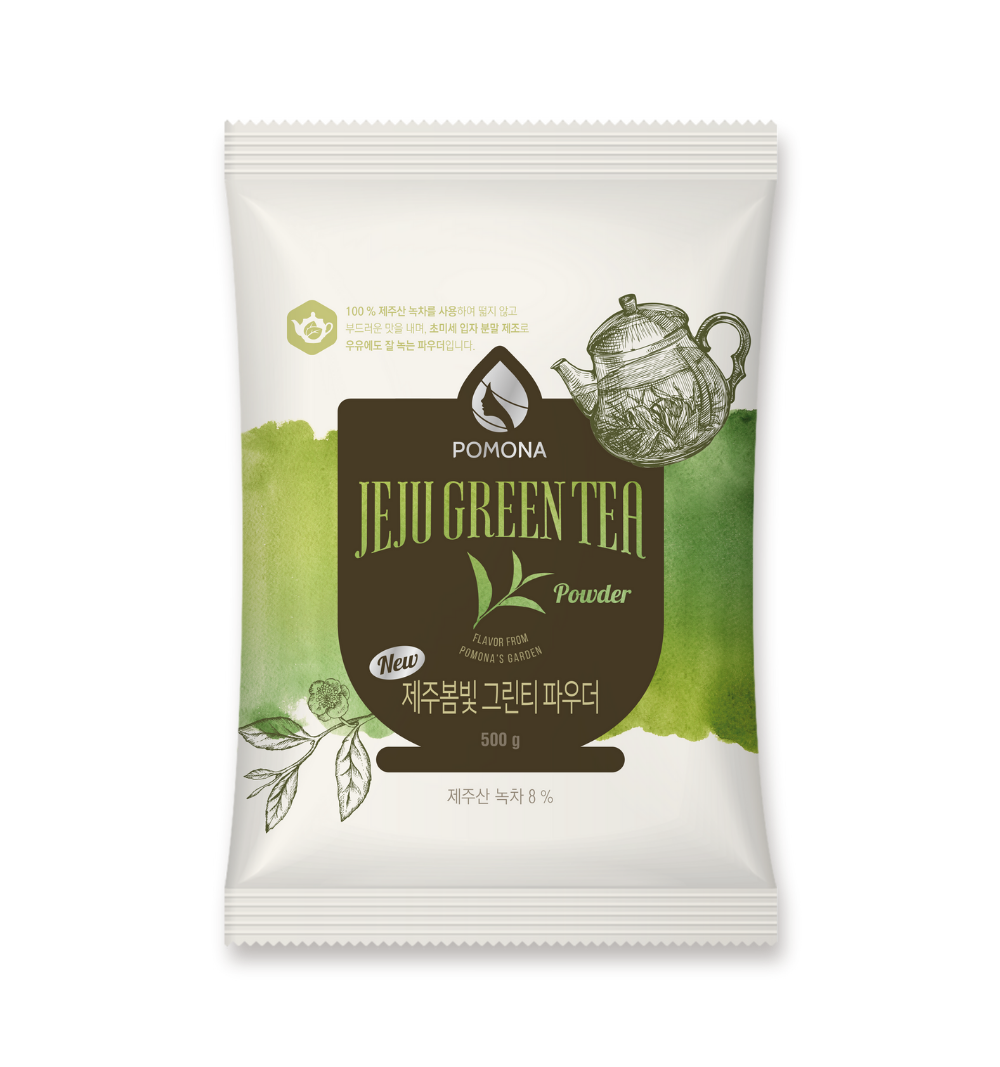 Jeju Green Tea Powder(Organic 8%) 500g - Sweet Pomona