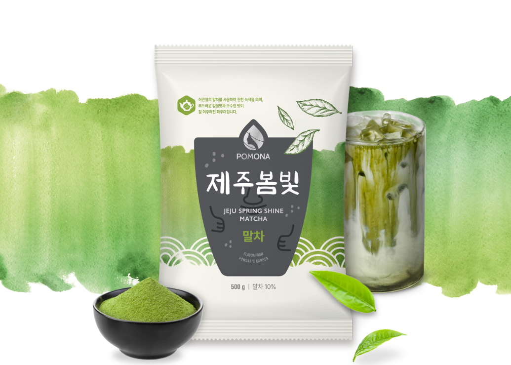 Jeju Matcha Powder(Organic10%) 500g - Sweet Pomona