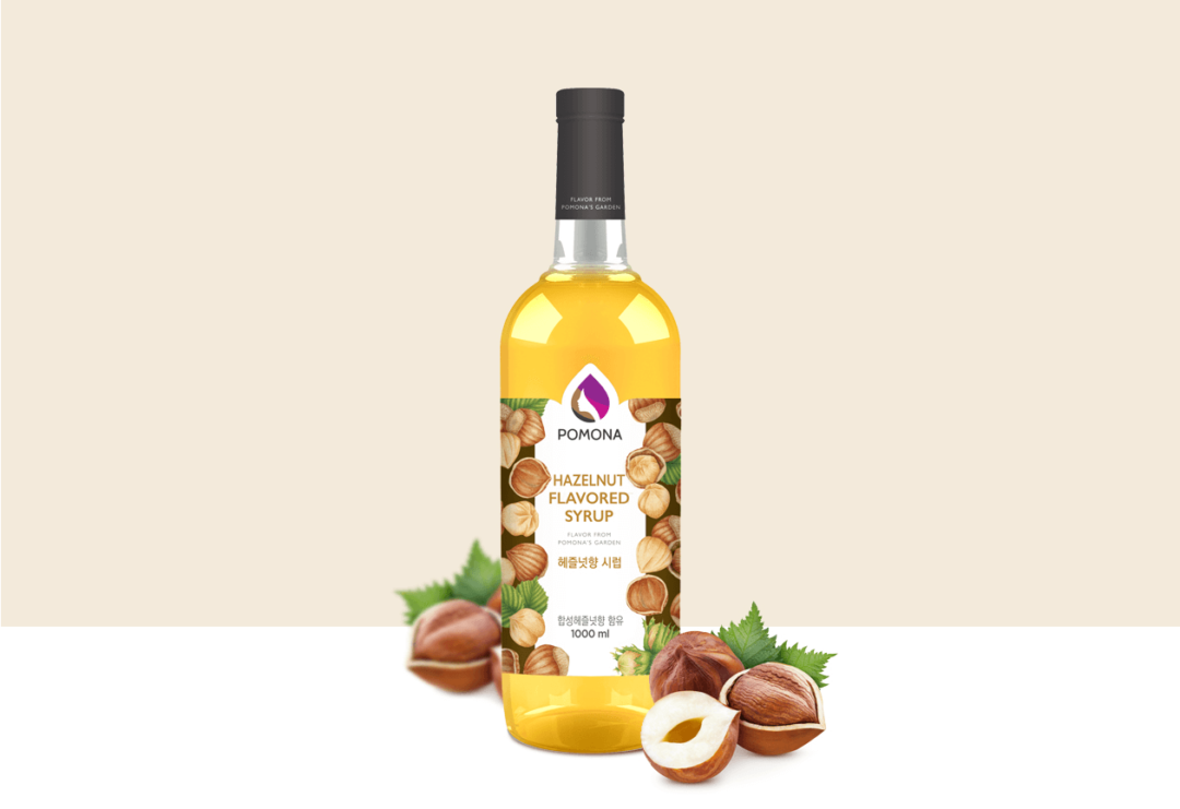 Hazelnut Syrup 1000ml - Sweet Pomona