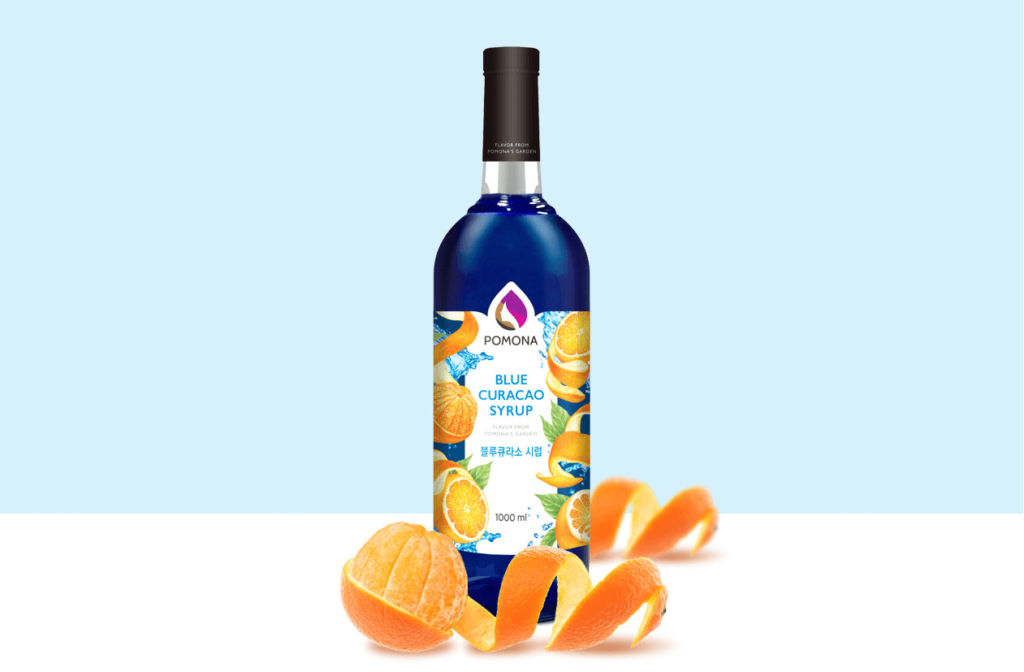 Blue Curacao Syrup 1000ml - Sweet Pomona