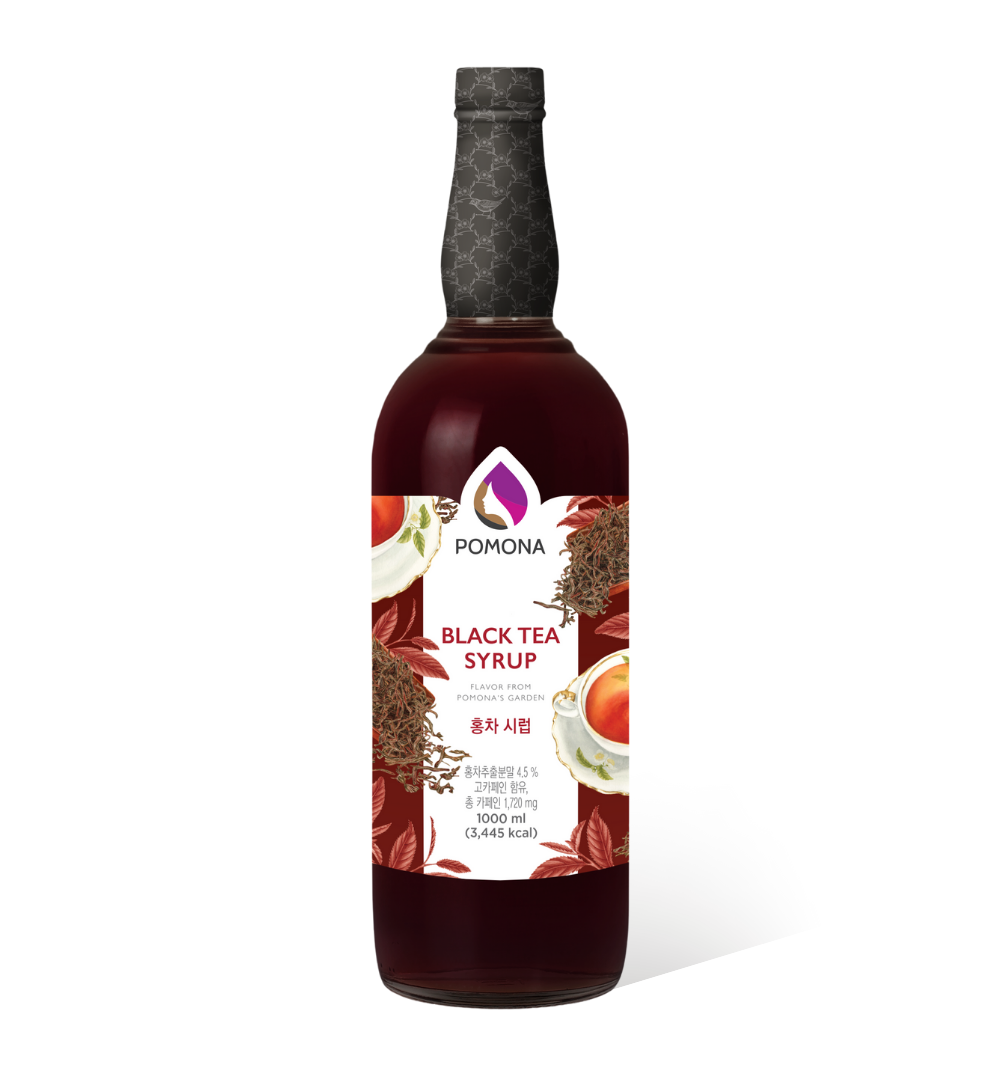 Black Tea Syrup 1000ml - Sweet Pomona