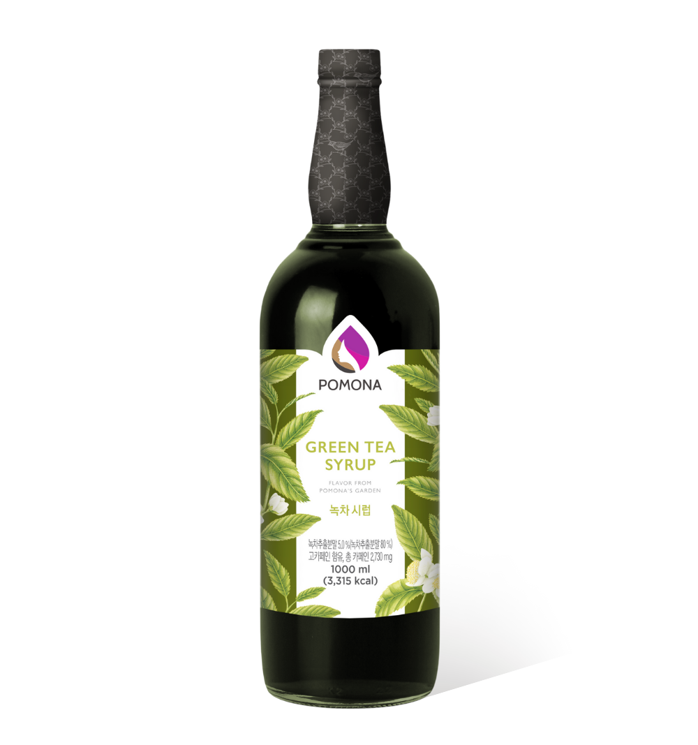 Green Tea Syrup 1000ml - Sweet Pomona